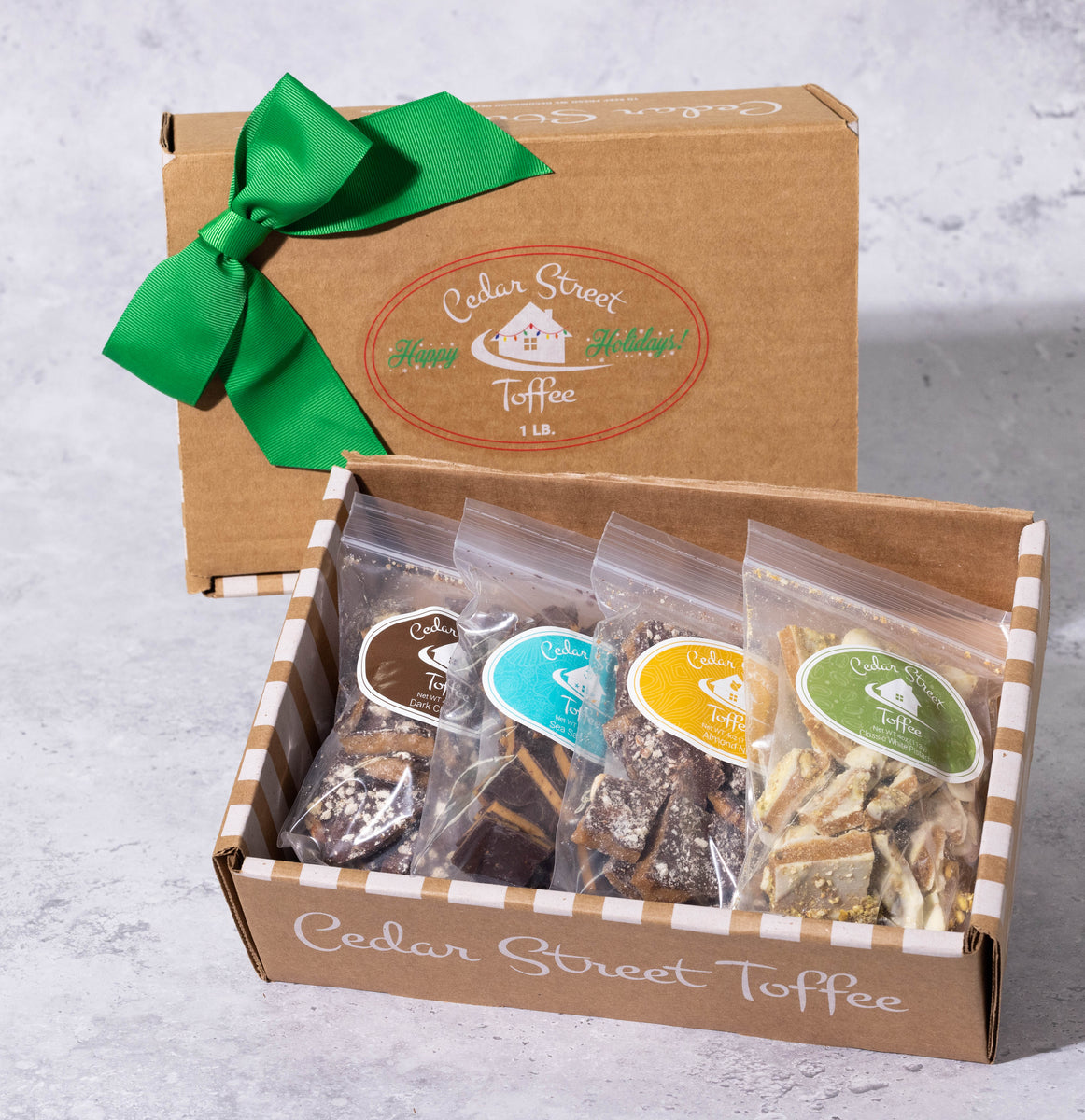 1 lb Variety Toffee Box – Cedar Street Toffee