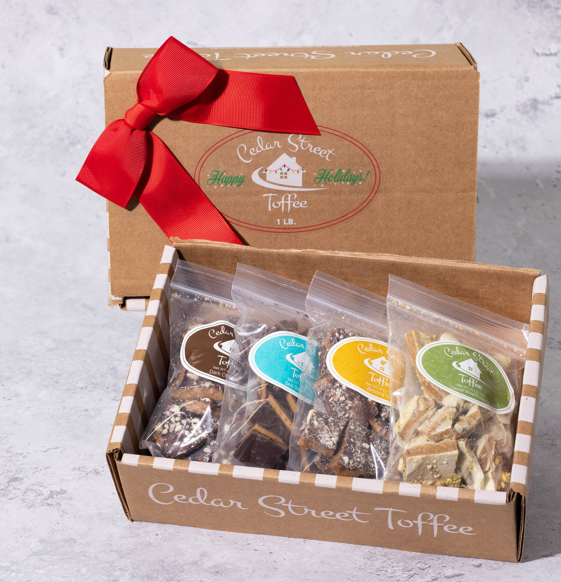 1 lb Variety Toffee Box – Cedar Street Toffee